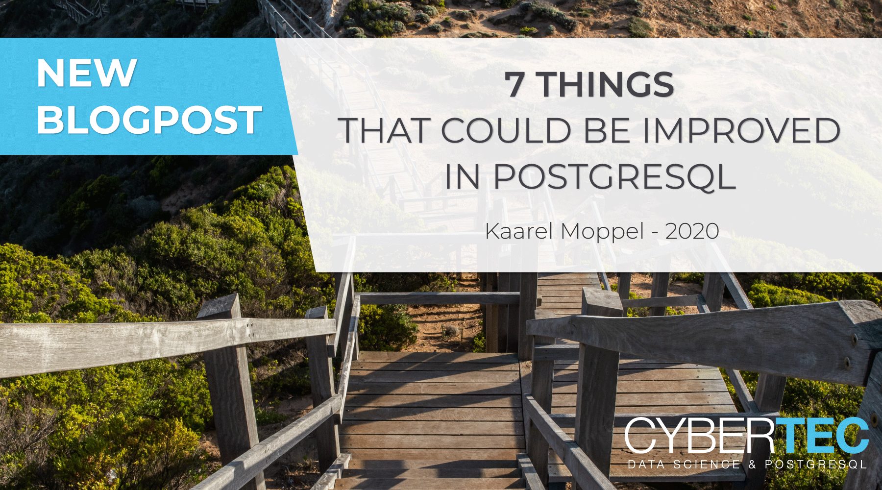 7 things that could be improved in PostgreSQL - CYBERTEC 7 things that could be improved in PostgreSQL - CYBERTEC