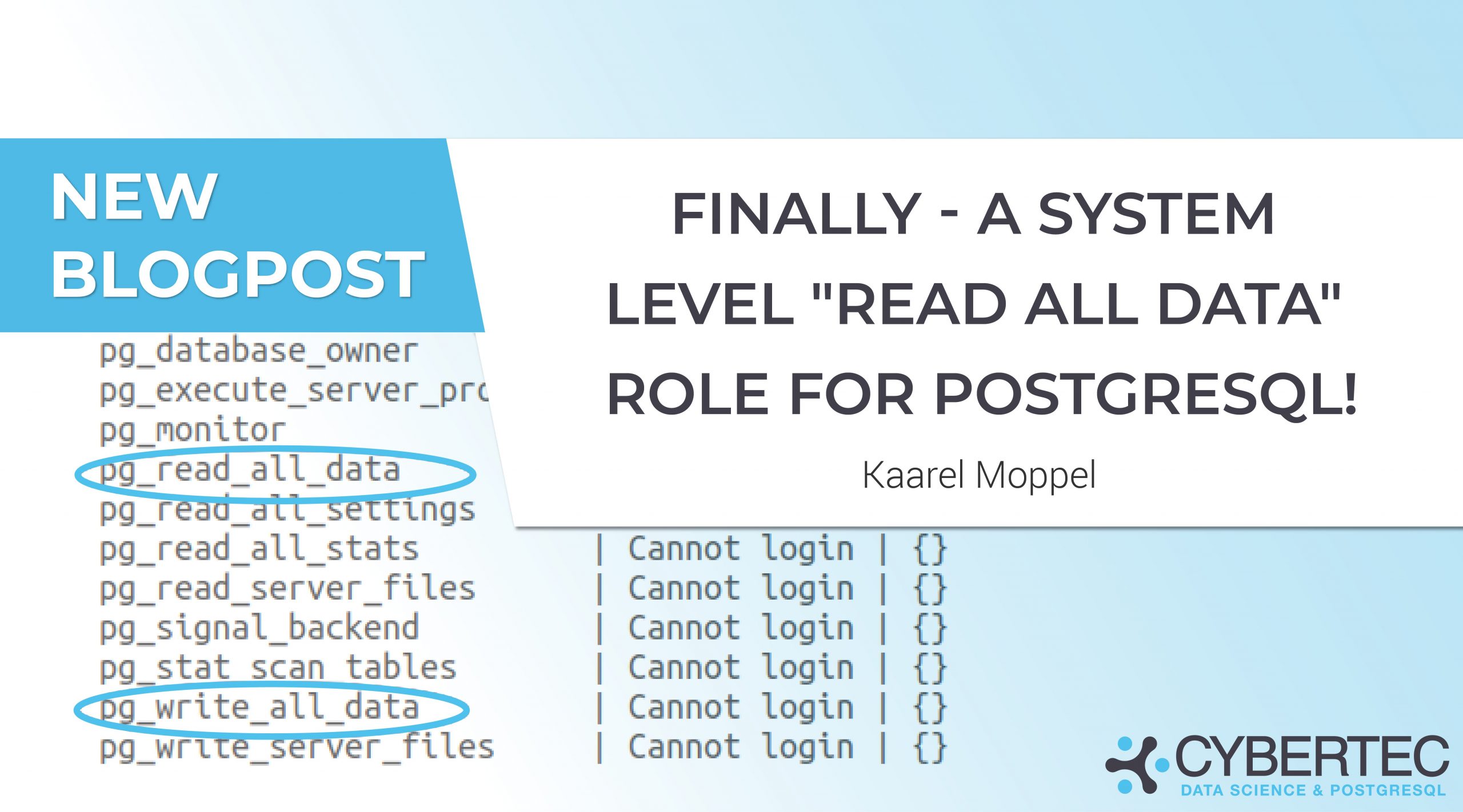 Pg Read All Data A System Level Read All Data Role For Postgresql