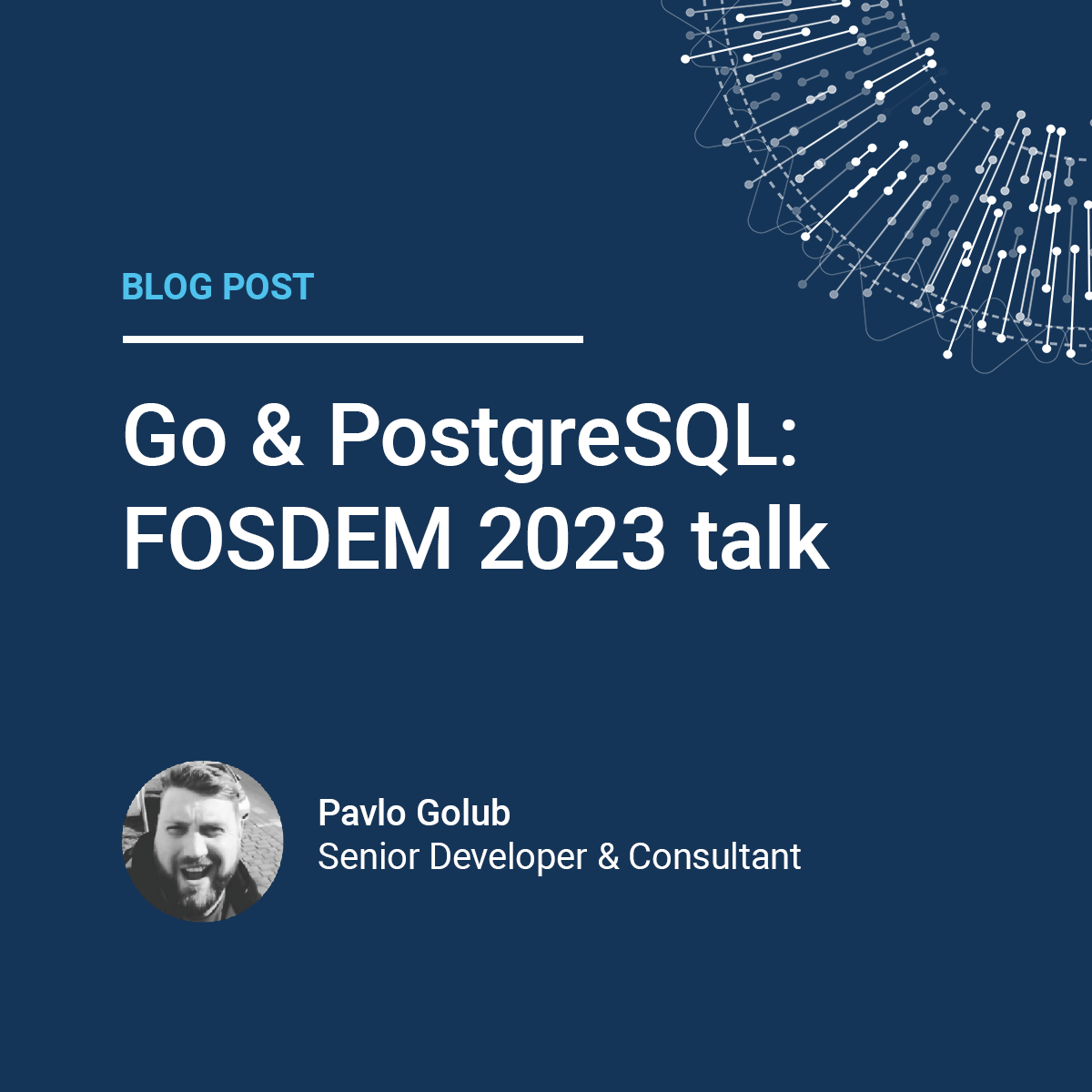 Go & PostgreSQL: FOSDEM 2023 talk - CYBERTEC Go & PostgreSQL: FOSDEM 2023 talk - CYBERTEC