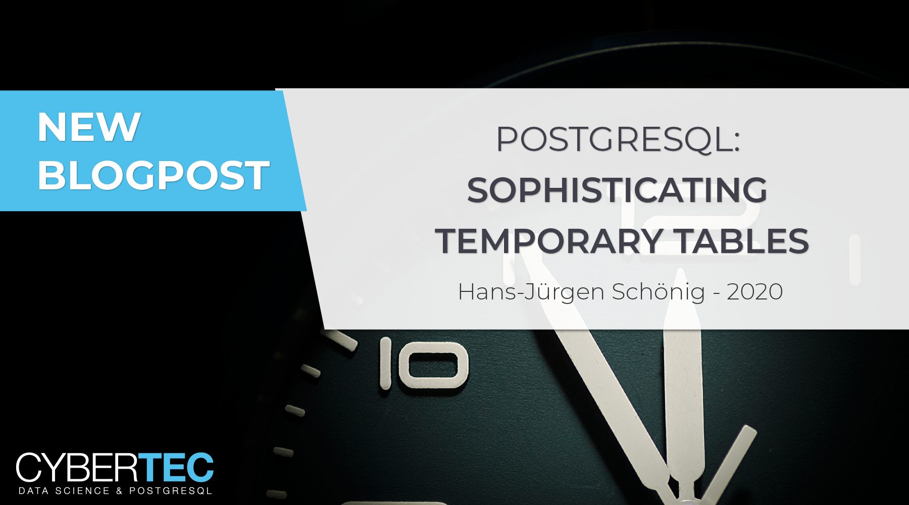 Postgresql Sophisticated Temporary Tables Cybertec Postgresql Services And Support