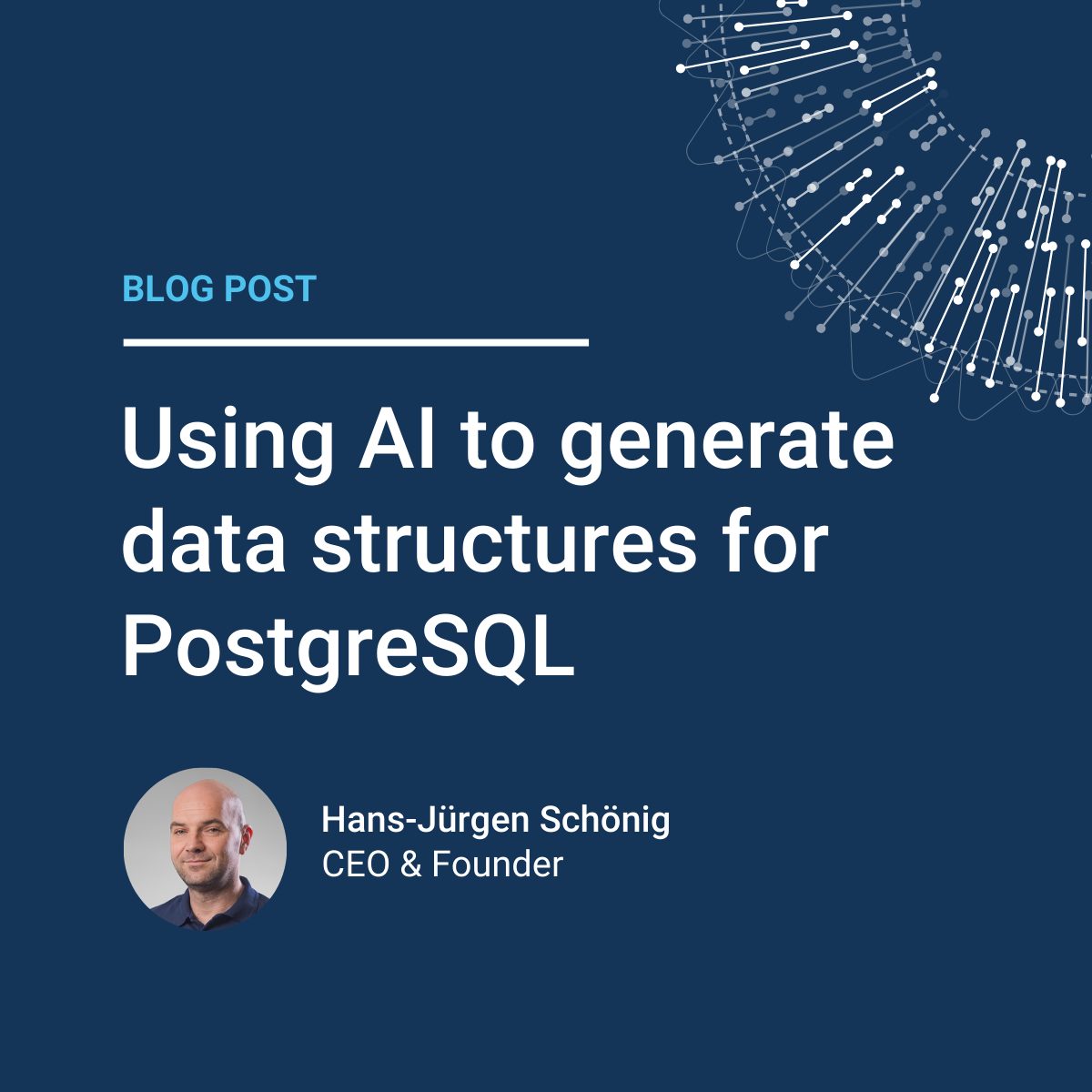 Using Ai To Generate Data Structures For Postgresql Cybertec Postgresql Services And Support