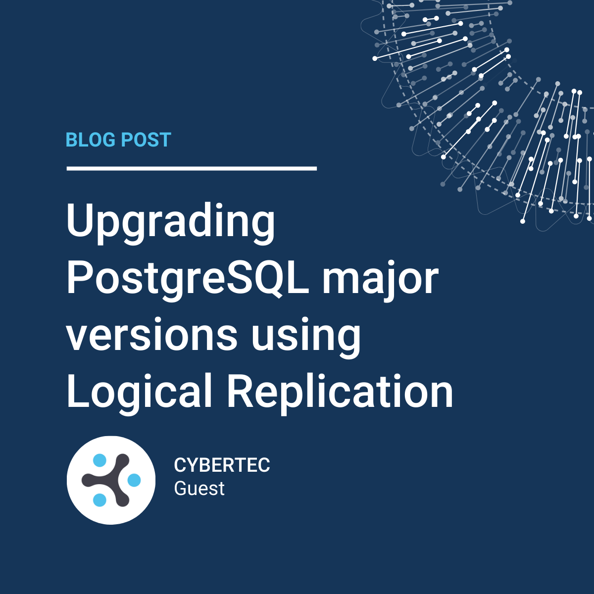 PostgreSQL major version upgrade by using Logical Replication PostgreSQL major version upgrade by using Logical Replication